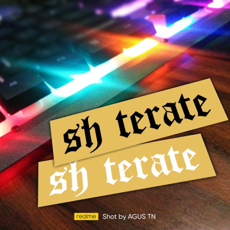 Jual Stiker psht sh Terate Tulisan biasa simpel baru | Shopee Indonesia