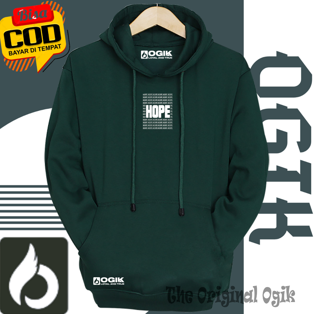 Jual jaket distro original brand ogik warna abu paralon list sablon ...