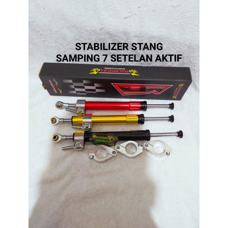Jual steering dumper 7 klik ninja rx king satria fu stabilizer stang 7 ...