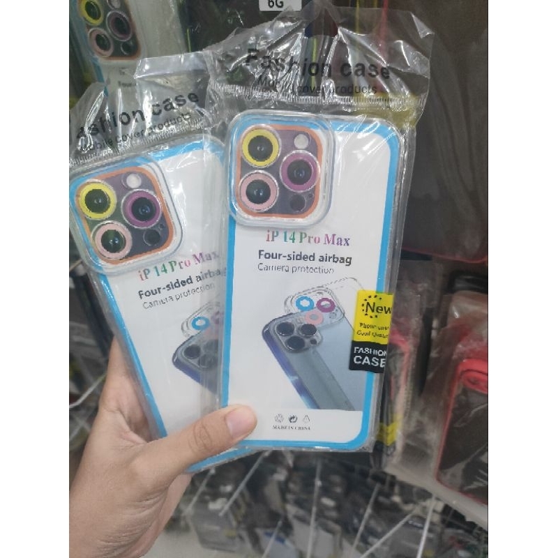 Jual Soft Case Transparan Premium iPhone 14 Pro Max + Pelindung Camera ...