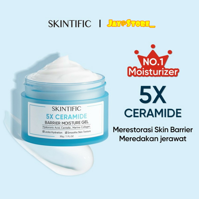 Jual SKINTIFIC 5X Ceramide Barrier Moisture Gel 30g | Shopee Indonesia