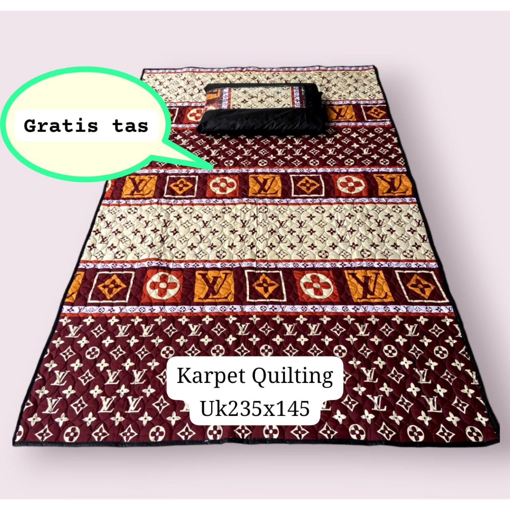 Jual karpet lantai Quilting size 235x145 karpet dan tikar karpet ruang ...