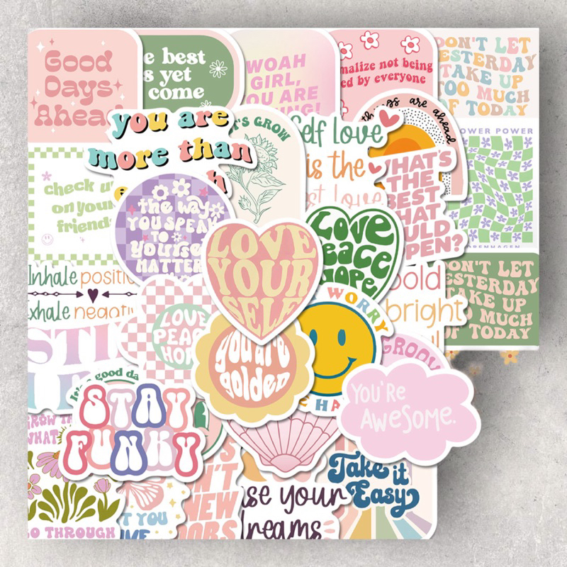 Jual 50 PCS STIKER LUCU | STICKER TUMBLR | STICKER MINIMALIS | STICKER ...