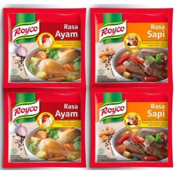 Jual Royco Ayam dan Sapi Renceng 12 sachet x 8 gram/Royco Bumbu ...