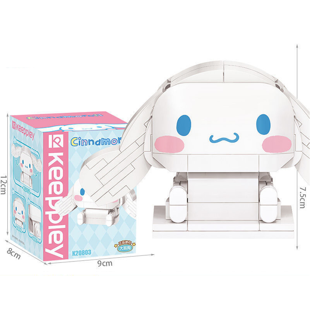 Jual VANSJAVA-KEEPPLEY qman puzzle rakit Block My Melody/Hello Kitty/Pompompurin/Cinnamoroll ...