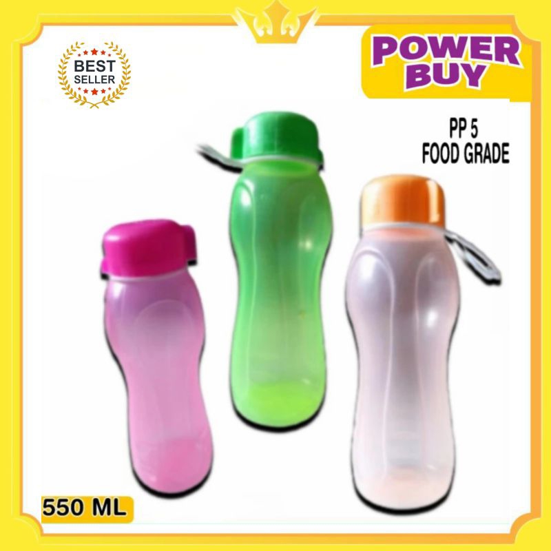 Jual 1 pcs botol minum fliptop nina/botol plastik 550 ml | Shopee Indonesia