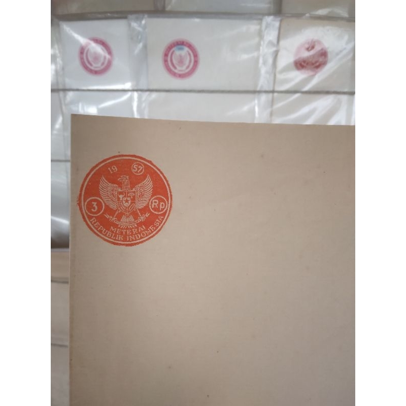 Jual kertas segel tahun 1957 original | Shopee Indonesia