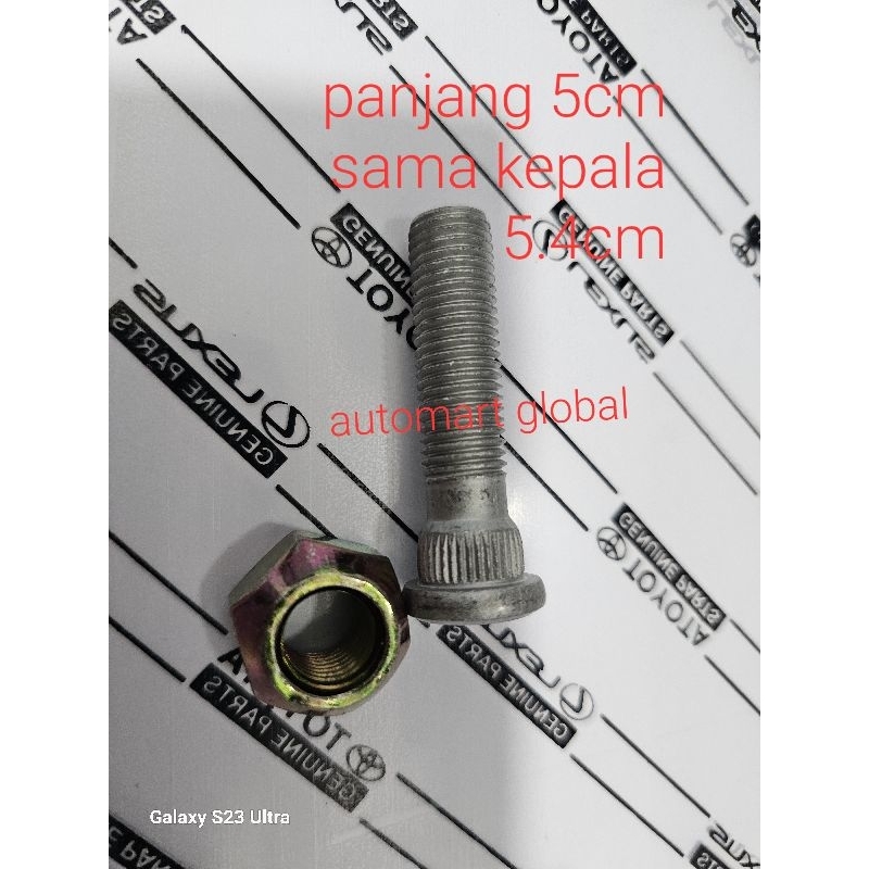 Jual Baut roda Innova Fortuner Hilux Avanza Xenia rush Terios Agya Ayla ...