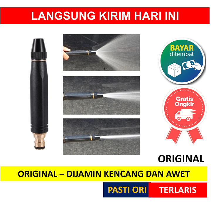 Jual Kepala Semprotan Air Jet Spray Water Stream Hose Nozzle Selang ...