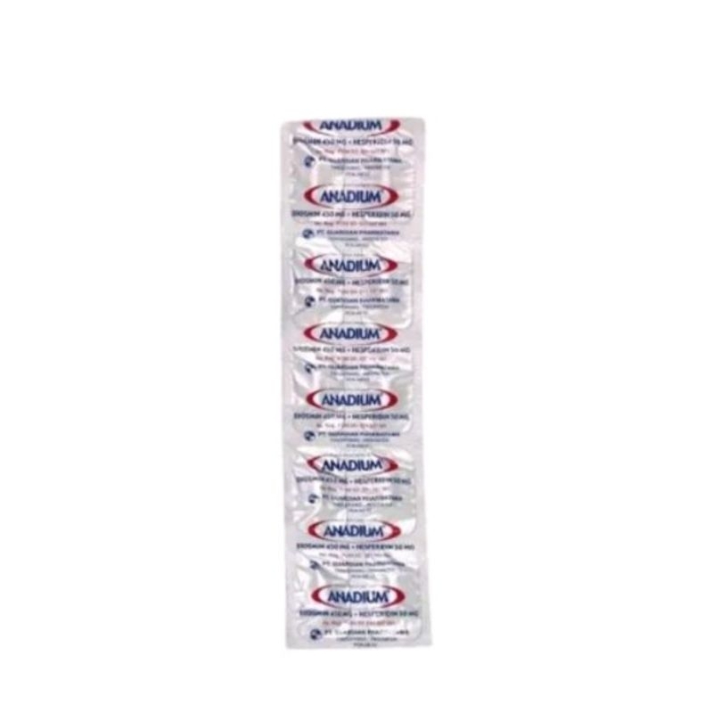 Jual Anadium Strip isi 10 Kaplet | Shopee Indonesia