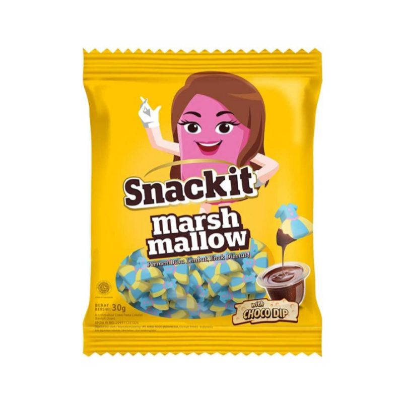 Jual SnackIt Marshmallow Gown Choco Dip 30 g | Shopee Indonesia