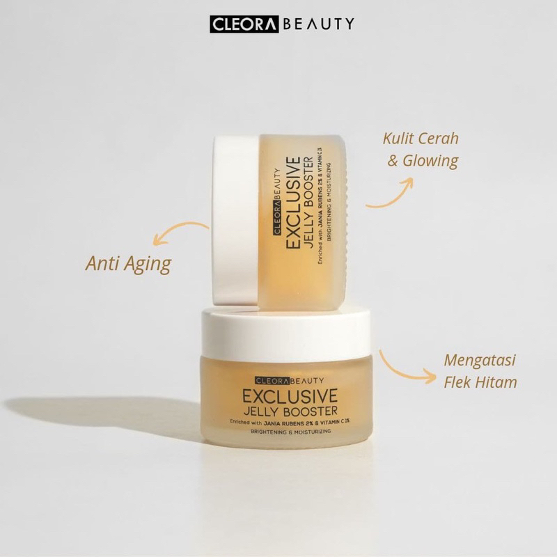 Jual [New Packaging] CLEORA Beauty Exclusive Glow Jelly Booster Vit C ...