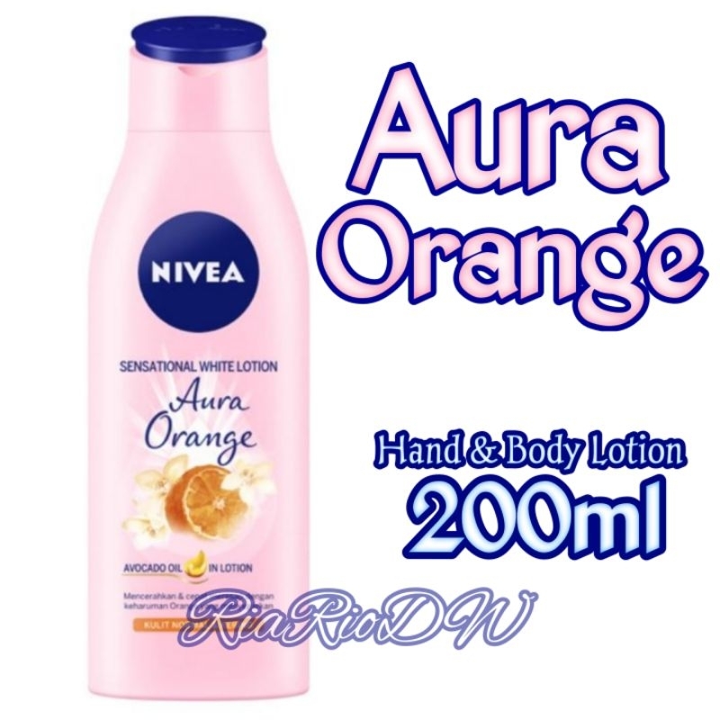 Jual Nivea Sensational Body Lotion Aura Orange 200ml Kesegaran jeruk ...