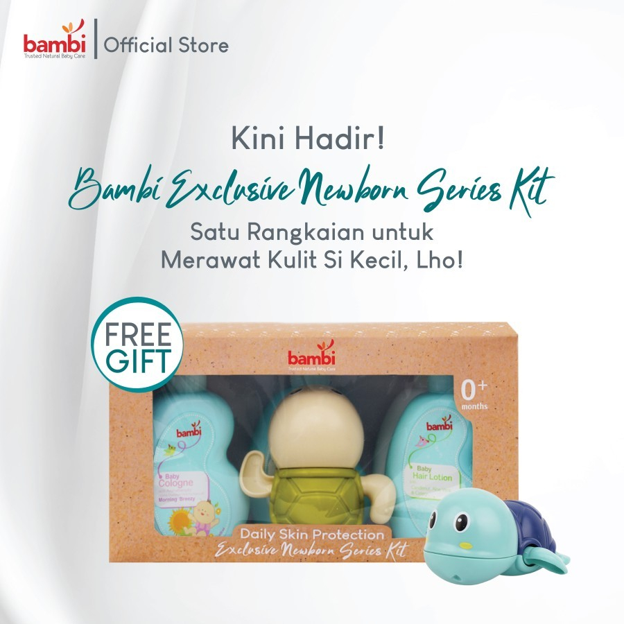 Jual BAMBI Exclusive Newborn Series Kit Gift Set Baby Kado Kelahiran Bayi | Shopee Indonesia