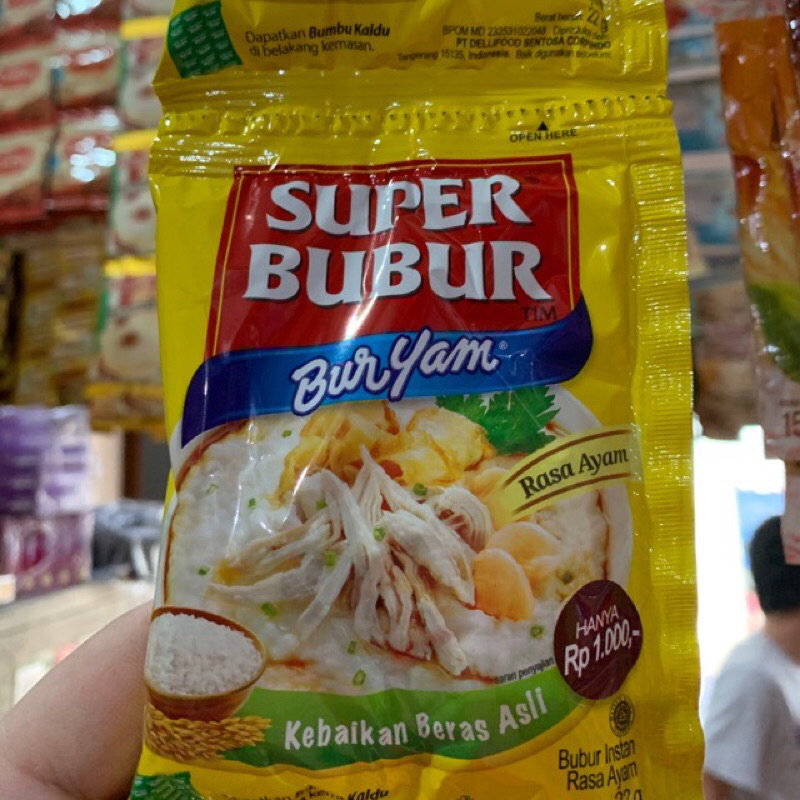 Jual Super bubur BURYAM renceng isi 10 pcs x 22gr bubur instan | Shopee ...