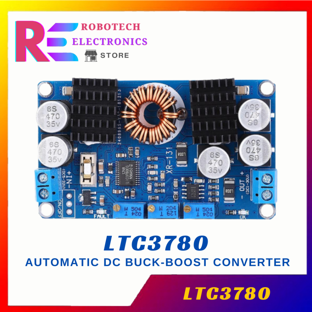 Jual LTC3780 Step Up Down DC Automatic Buck Boost Converter CC CV 10A ...