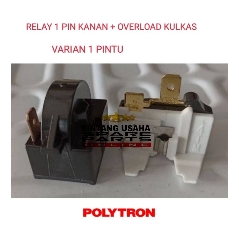 Jual Relay Ptc Overload Kulkas Polytron 1 Pintu | 2 Pintu | Shopee ...