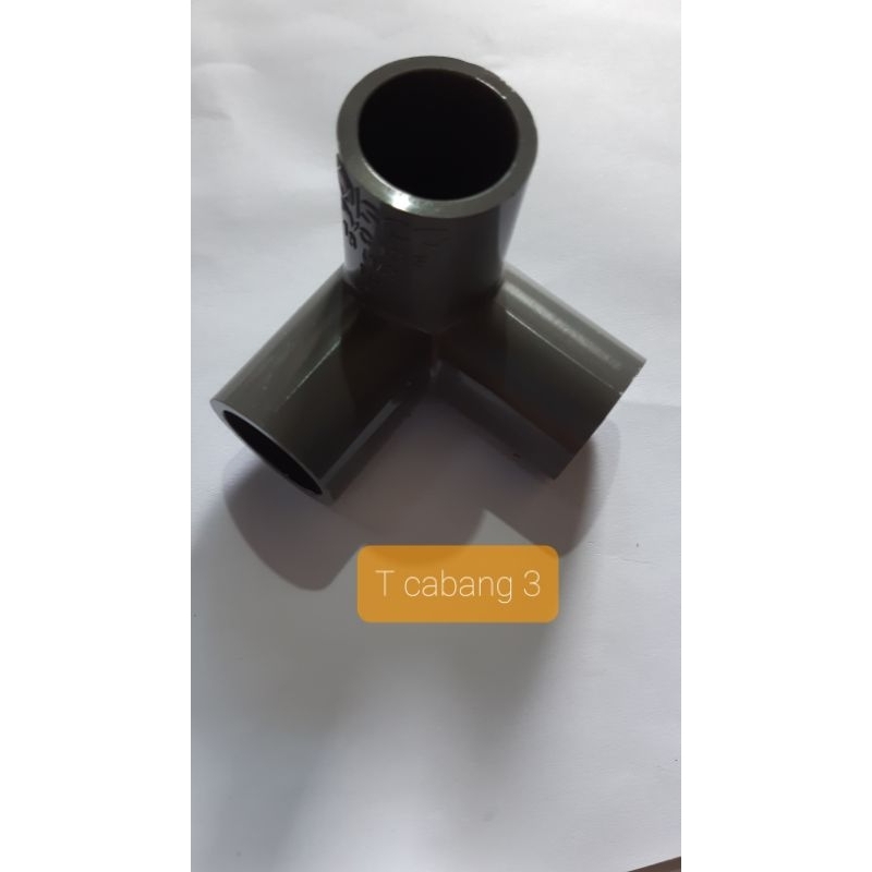 Jual tee pvc cabang 3 ukuran 1/2" , 3/4" , 1" scg | Shopee Indonesia