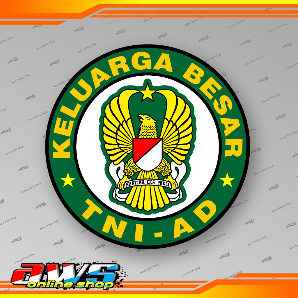 Jual Sticker TNI AD Timbul Lingkaran | Shopee Indonesia
