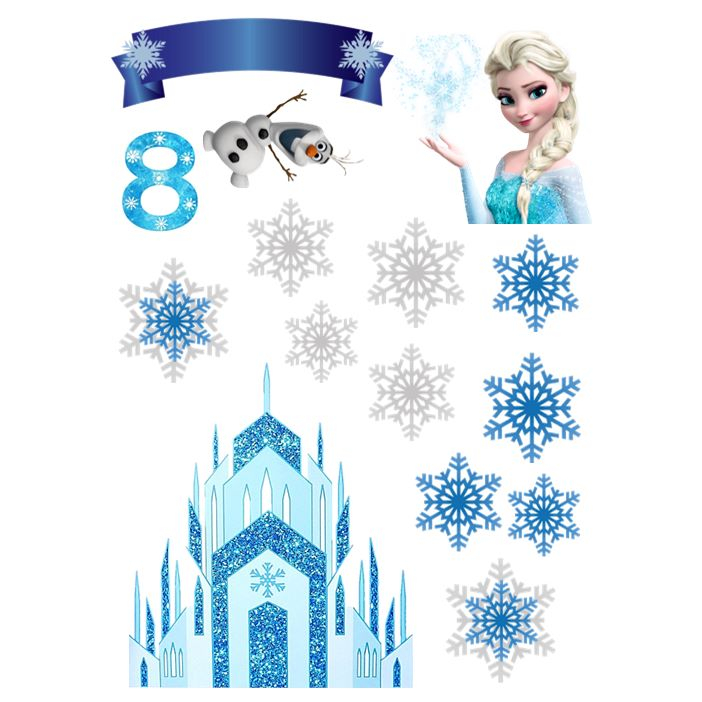Jual Topper FROZEN Custom/Hiasan Kue ULTAH Tema Frozen | Shopee Indonesia