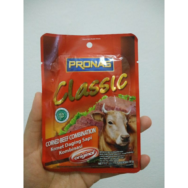 Jual Pronas Corned Beef 50g | Shopee Indonesia