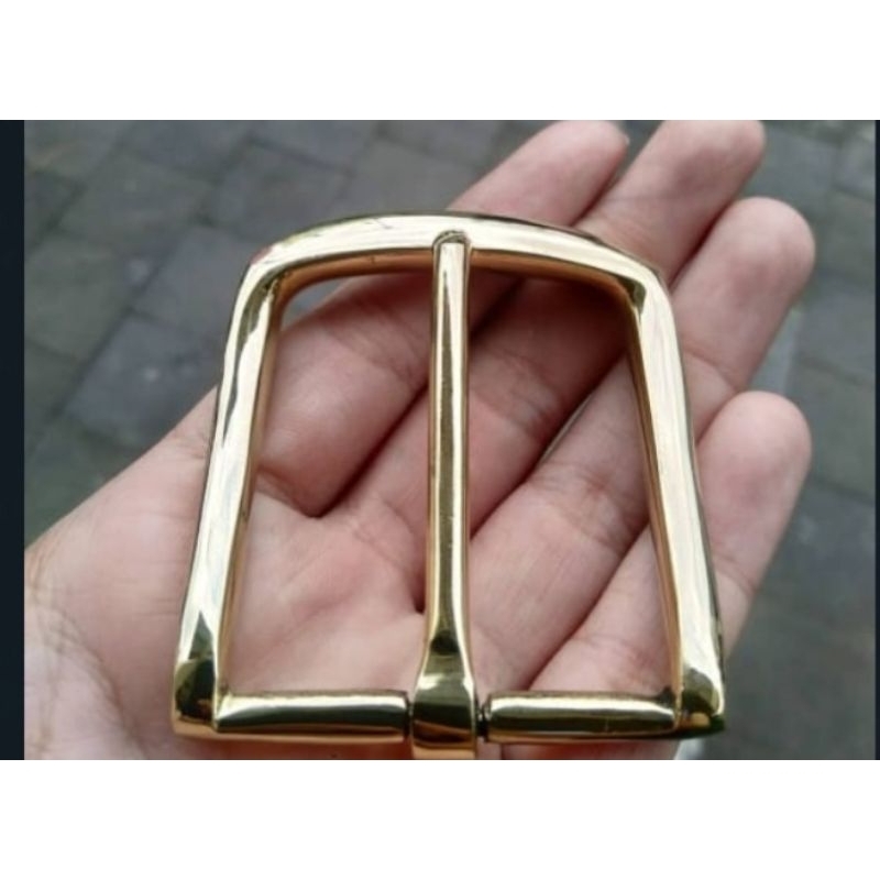 Jual D Buckle Belt BB04 Solid Brass Leathertool Hardware / Kepala Sabuk ...