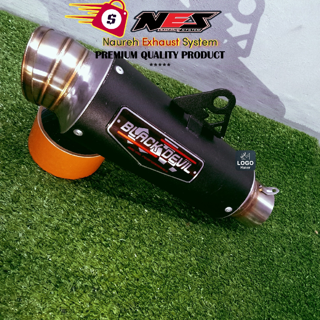 Jual BLACK DEVIL Open Exhaust Tube Only / Inlet 51 mm | Shopee Indonesia