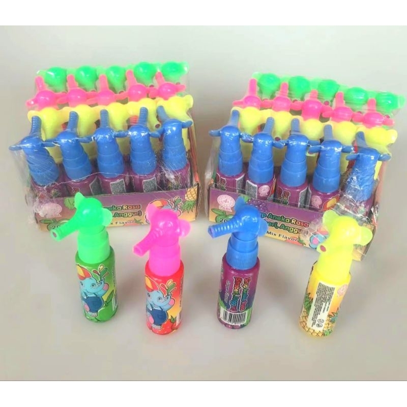 Jual Permen Cemilan Snack Sirup Spray Semprot Gajah Elephant Dumbo ...