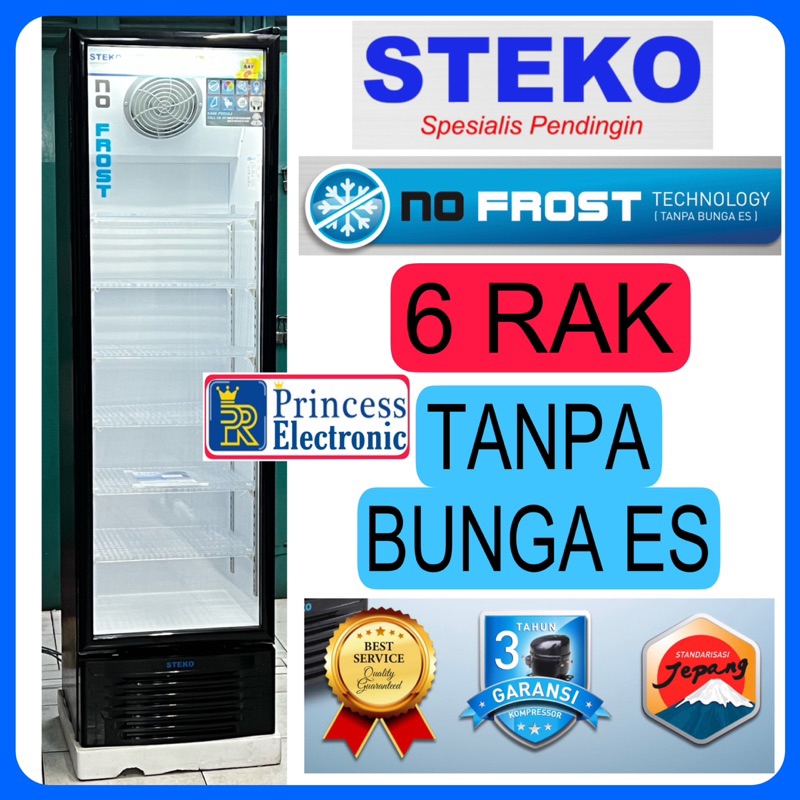 Jual Showcase STEKO 4/5/6 Rak LG Series no frost pendingin minuman | Shopee Indonesia