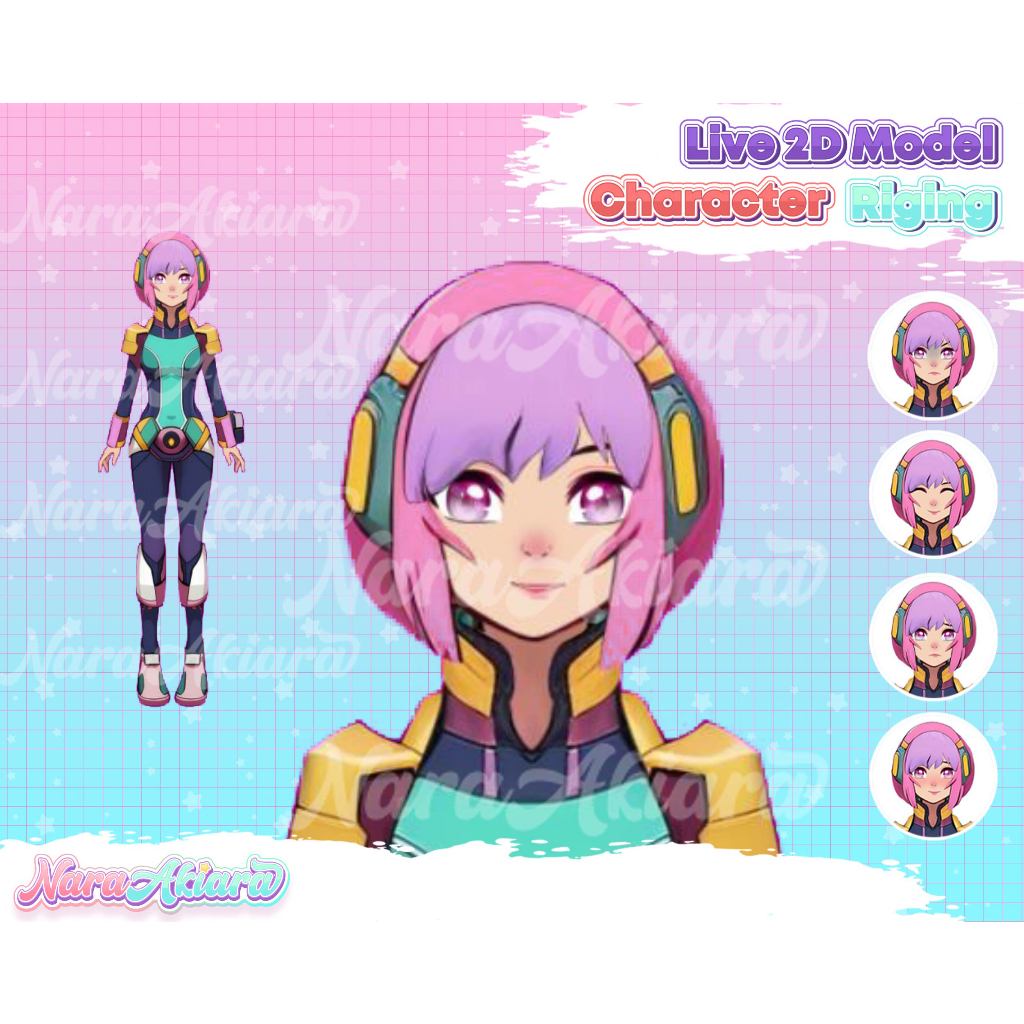 Jual Karakter Anime Live2D Jadilah Vtuber Profesional, Vtuber Indonesia ...