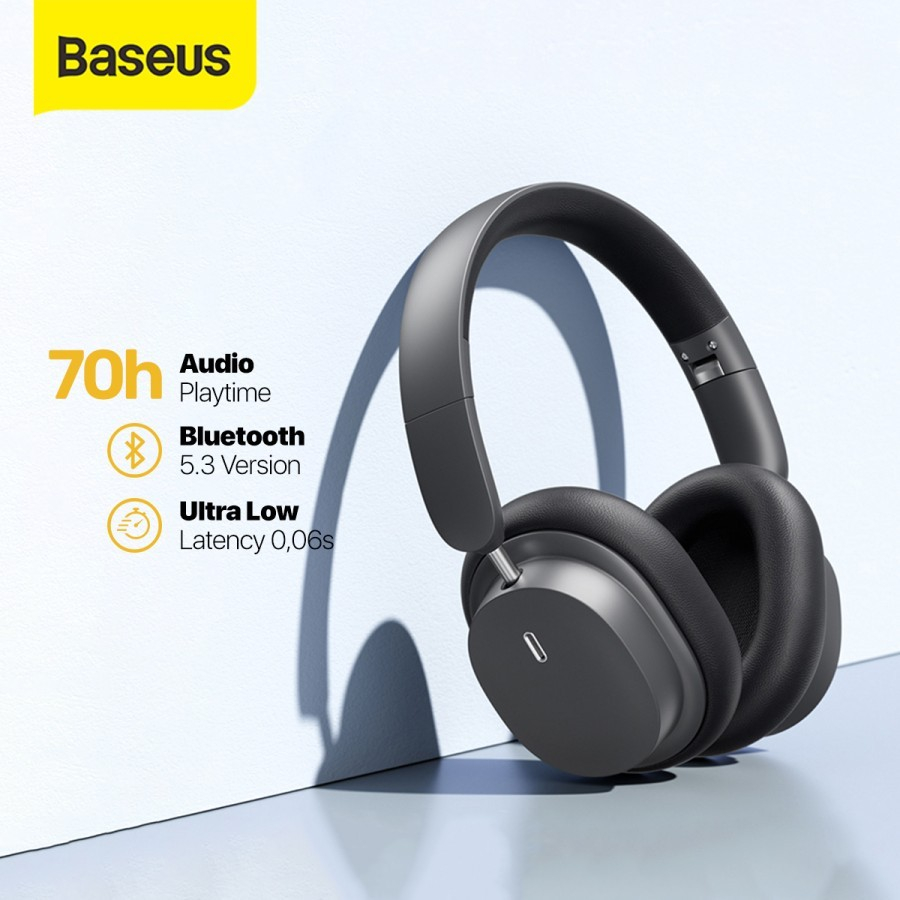 Jual Baseus Bowie D05 Foldable Wireless / Wired Headphone ENC Bluetooth 5.3 | Shopee Indonesia