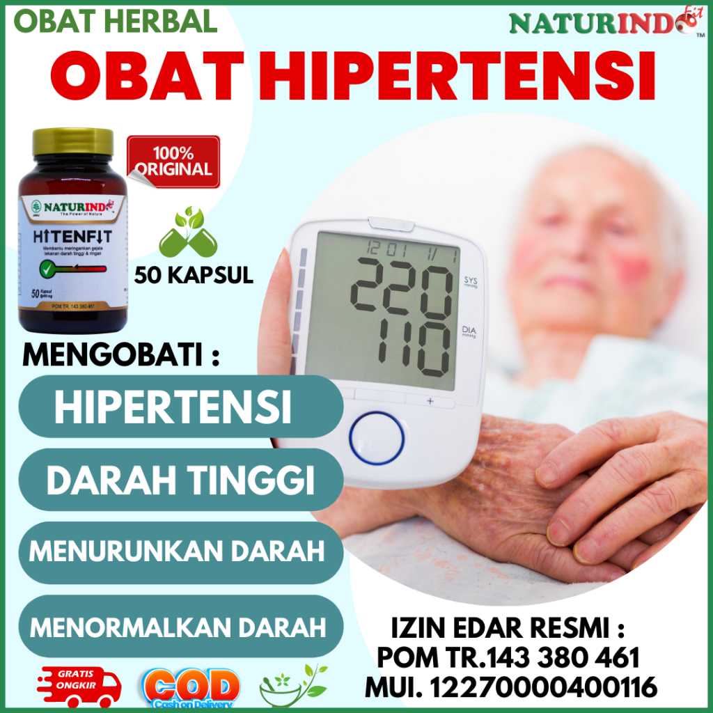 Jual Obat Hipertensi Herbal Ampuh Penurun Darah Tinggi Tensi Tinggi ...