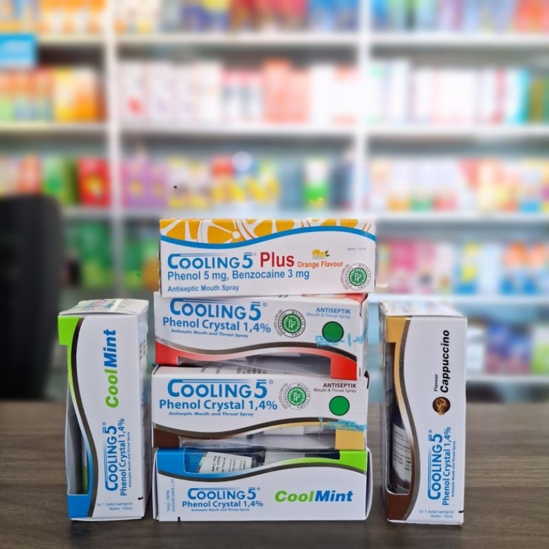 Jual COOLING 5 (Obat Semprot Sariawan & Sakit Tenggorokan) | Shopee ...