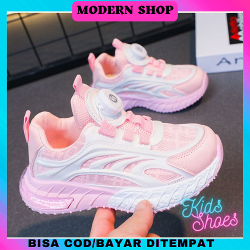 Jual [Modern.shop] Sepatu sneakers rolling anak perempuan dan laki-laki ...