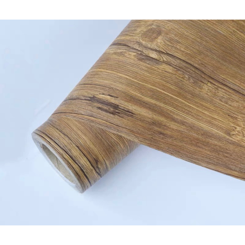 Jual wallpaper kayu/wall sticker kayu/sticker kayu /(BAHAN TEBAL)ASLI ...