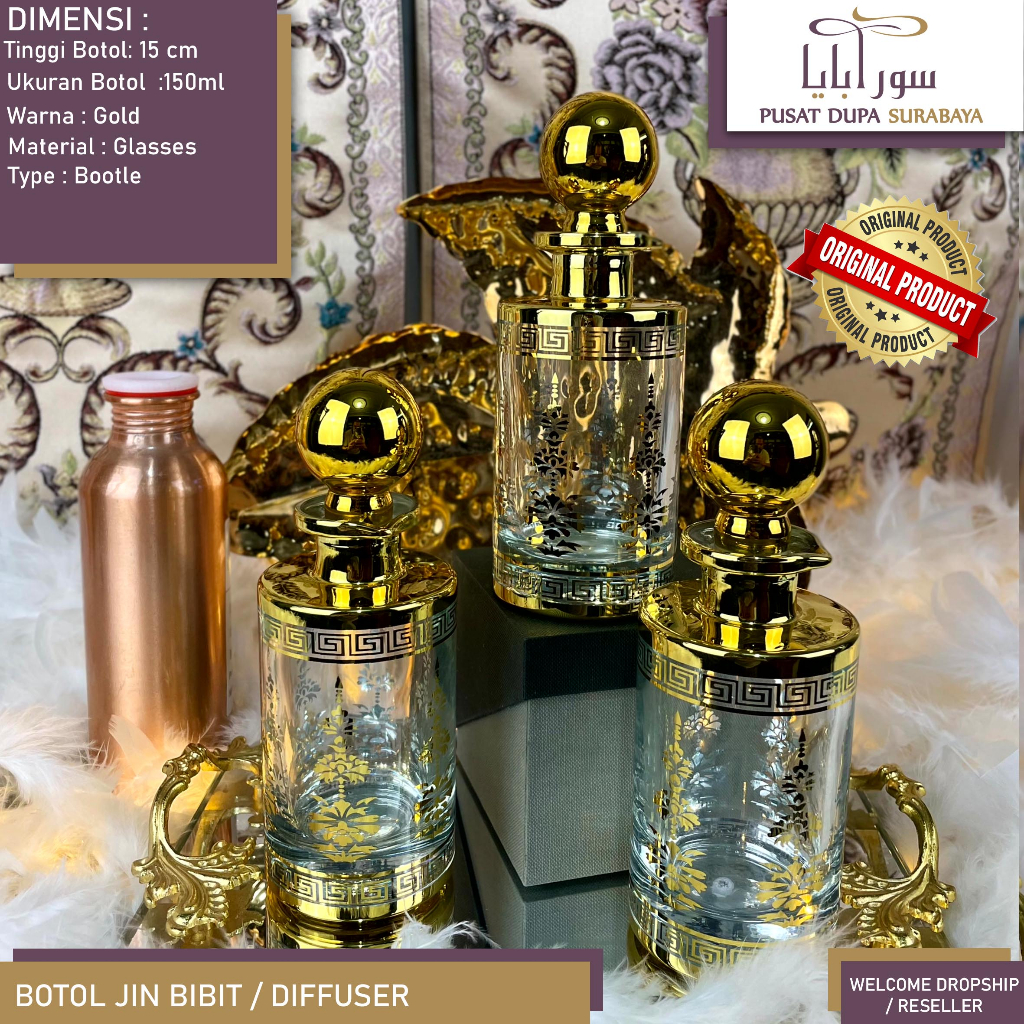 Jual Botol Casa Display Jin bibit parfum/diffuser/PREMIUM KACA | Shopee Indonesia