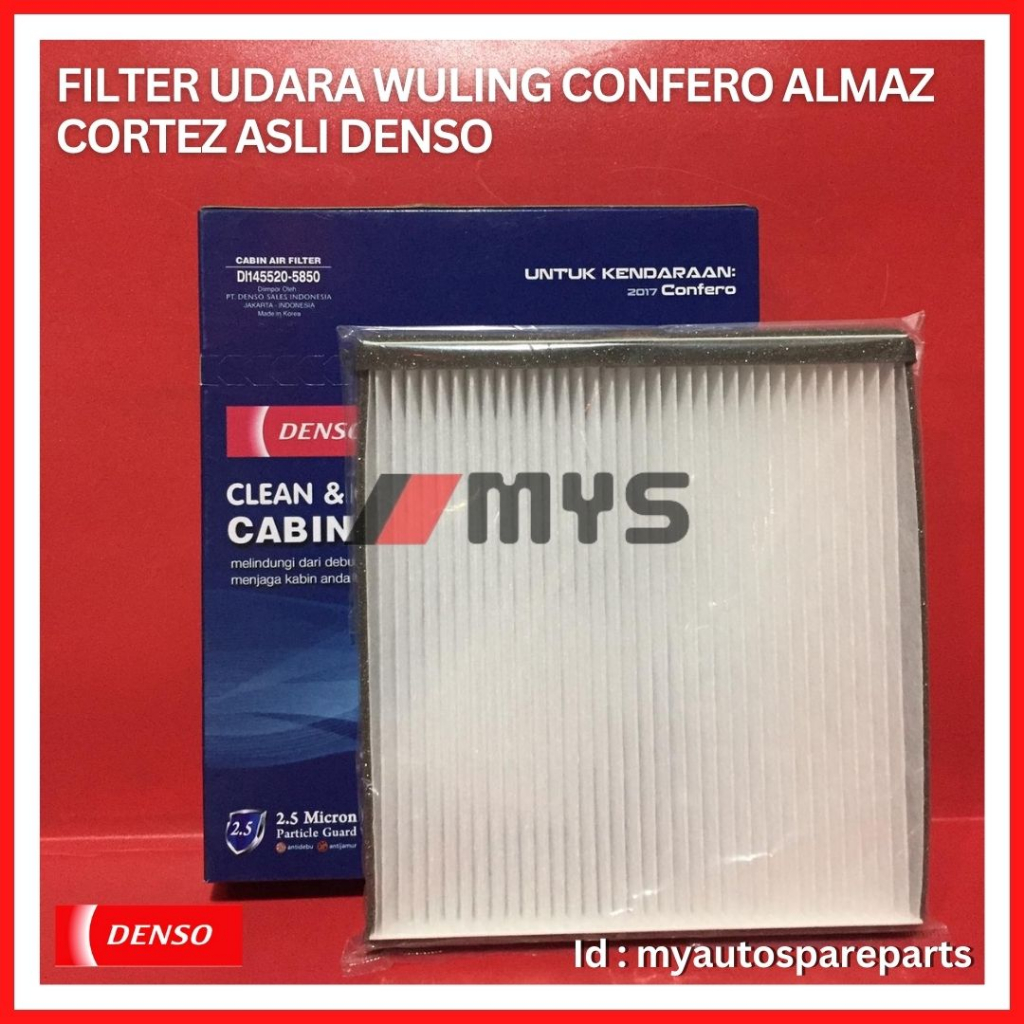 Jual FILTER AC MOBIL ORIGINAL DENSO WULING CONFERO CORTEZ ALMAZ 145520 ...