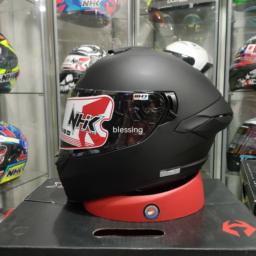 Jual HELM NHK MARK 1 SOLID DOBLE VISOR HELM FULL FACE VISOR LIGHT SMOKE ...