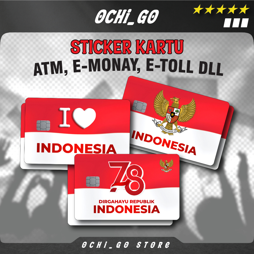 Jual Stiker Sticker Kartu Atm Garskin Skin Card Pelindung Indonesia ...