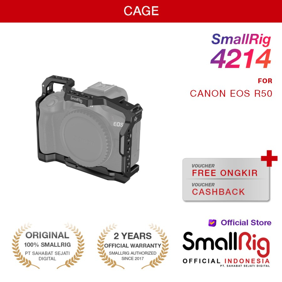 Jual SmallRig Cage for Canon EOS R50 4214 | Shopee Indonesia