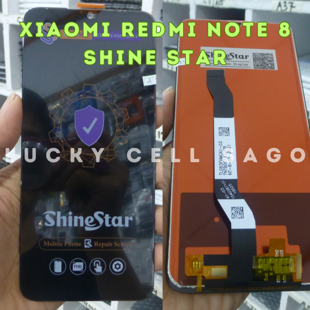 Jual LCD XIAOMI REDMI NOTE 8 SHINE STAR / ORIGINAL ZEVAN / HX OG ...