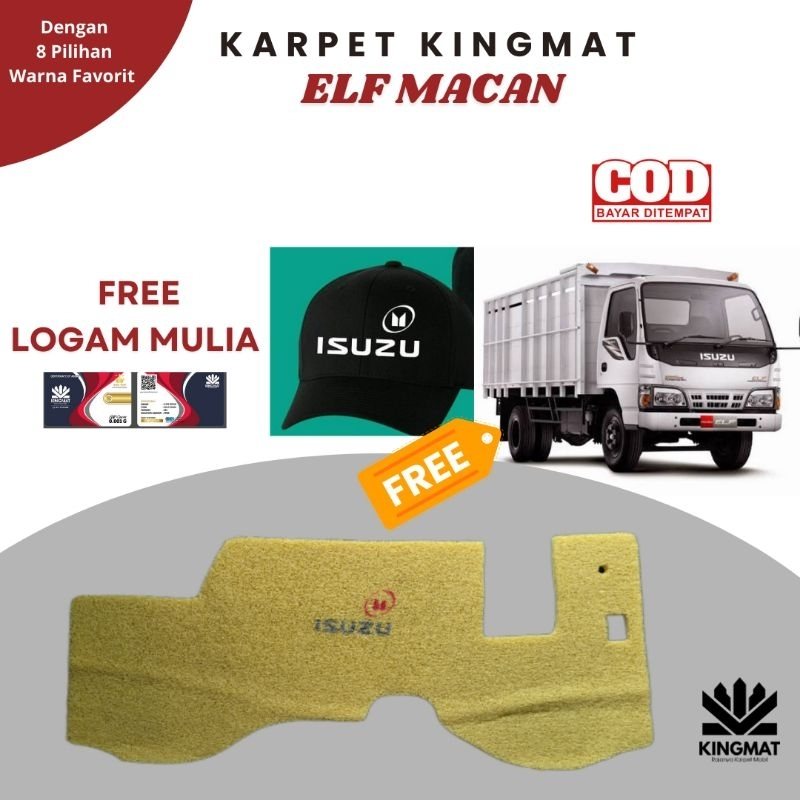 Jual Karpet Mie Truk Elf Macan atau Karpet Mobil Elf Macan dengan Logo ...