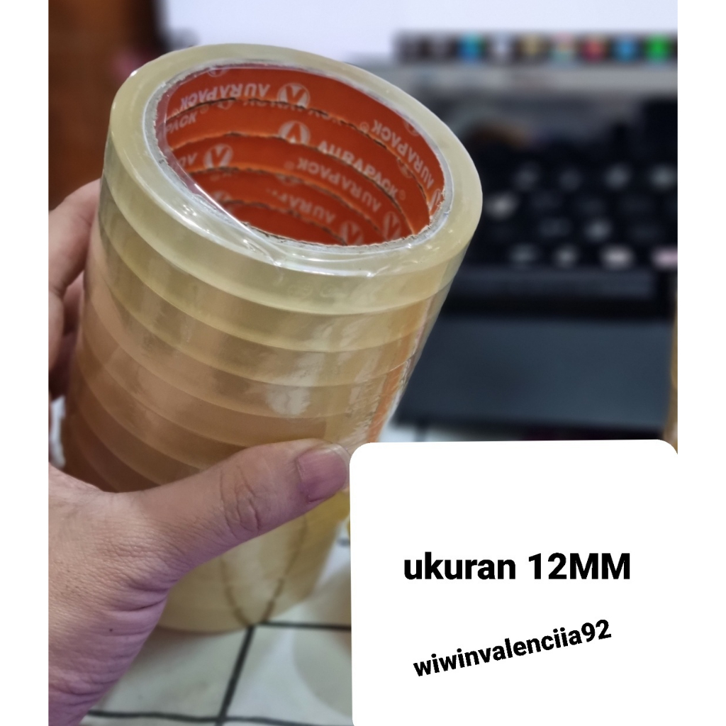 Jual 2024 Paling BAGUS Lakban Bening AURAPACK/ONIKA Waterproof Gulungan ...
