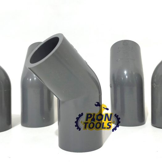 Jual SCG KNIE 45 derajat 1" AW Elbow PVC knee PVC Keni fitting 1 inch | Shopee Indonesia