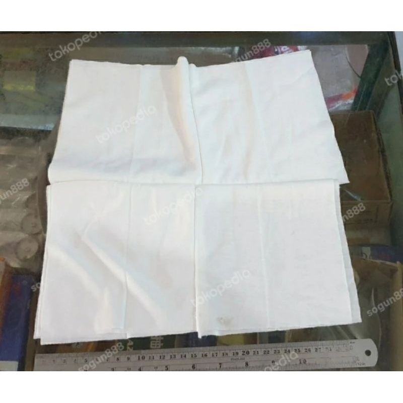 Jual Kain Lap Majun Putih 1 kg. kain katun serap air pembersih debu ...