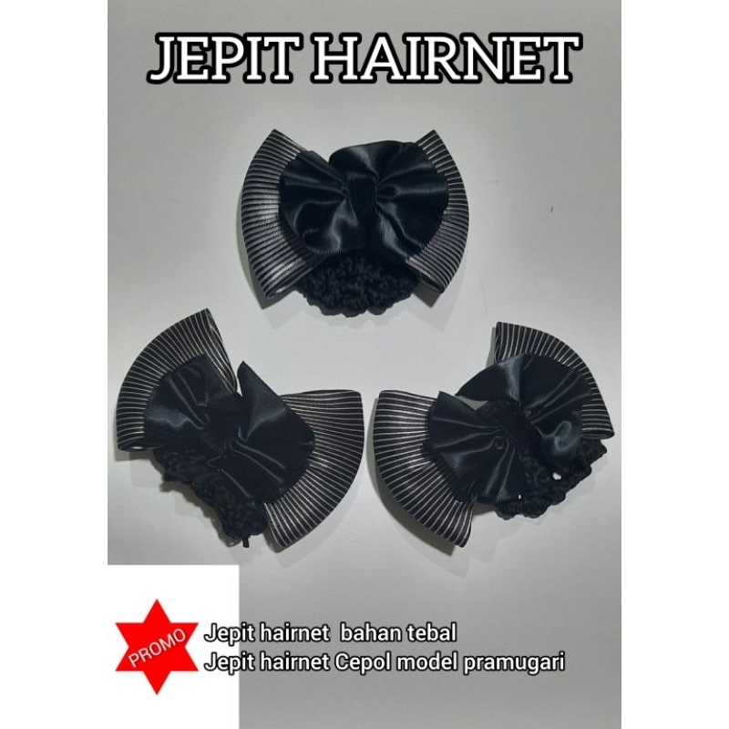Jual Jepit Hairnet Jepitan Hairnet Cepol Pramugari Jepit Pita Sanggul ...