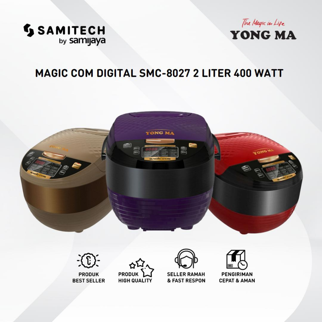 Jual MAGIC COM YONG MA YONGMA DIGITAL SMC-8027 NEW UPGRADE 8027 2 LITER ...
