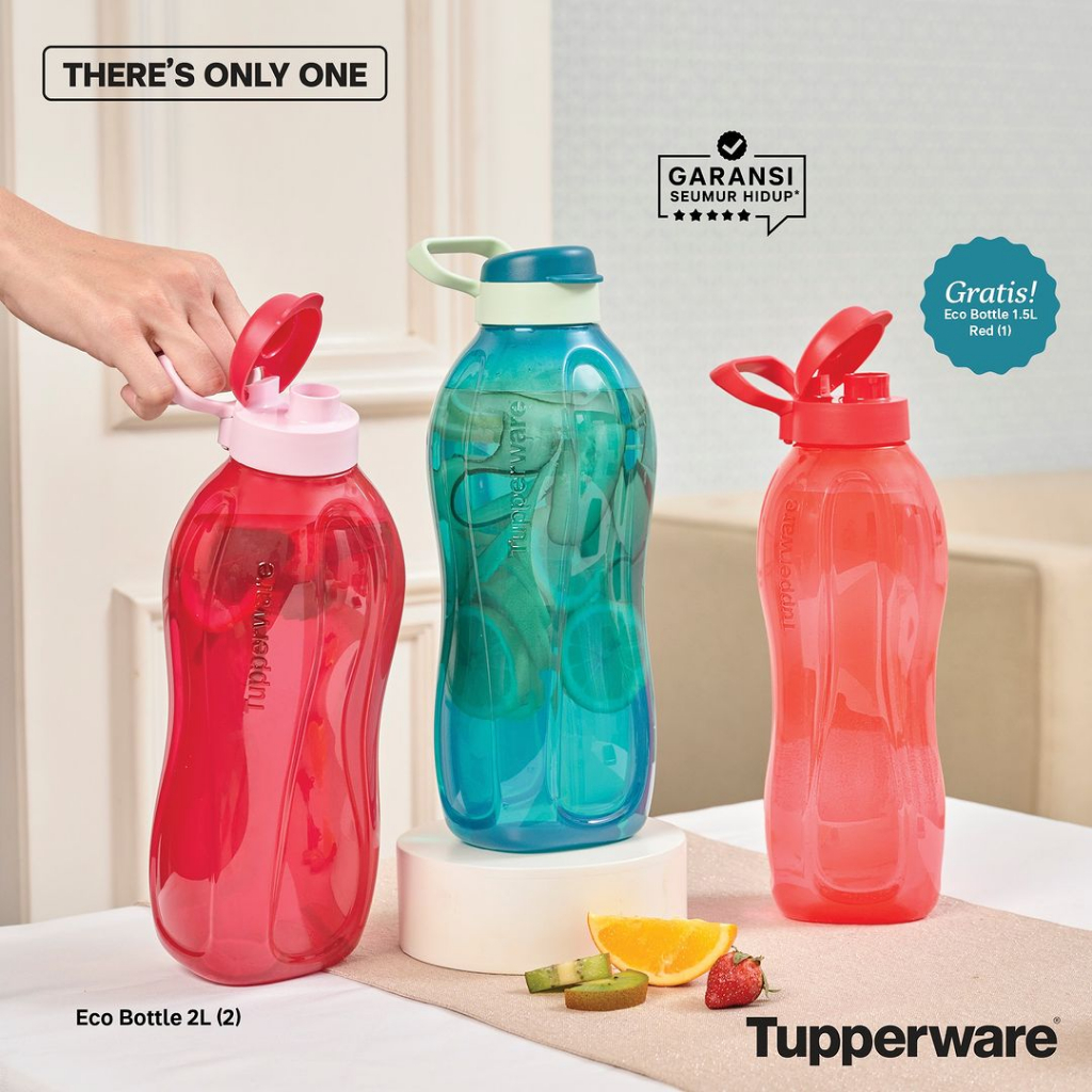 Jual Tupperware Botol Minum ECO 2 liter / eco bootle 2L | Shopee Indonesia