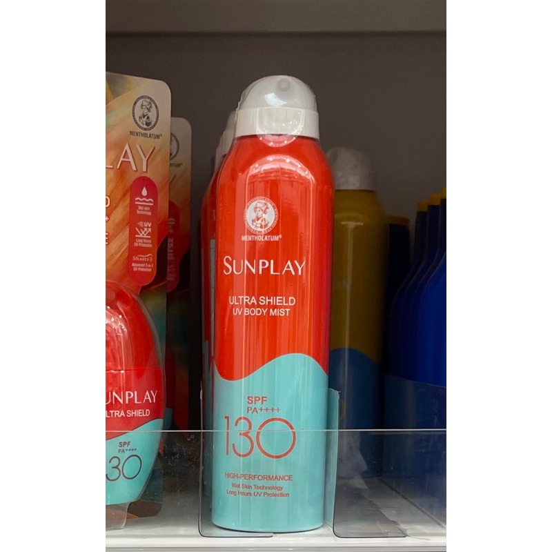 Jual SUNPLAY Sport / Ultra Shield UV Body Mist SPF 50 & 120 & 130 165ML | Shopee Indonesia