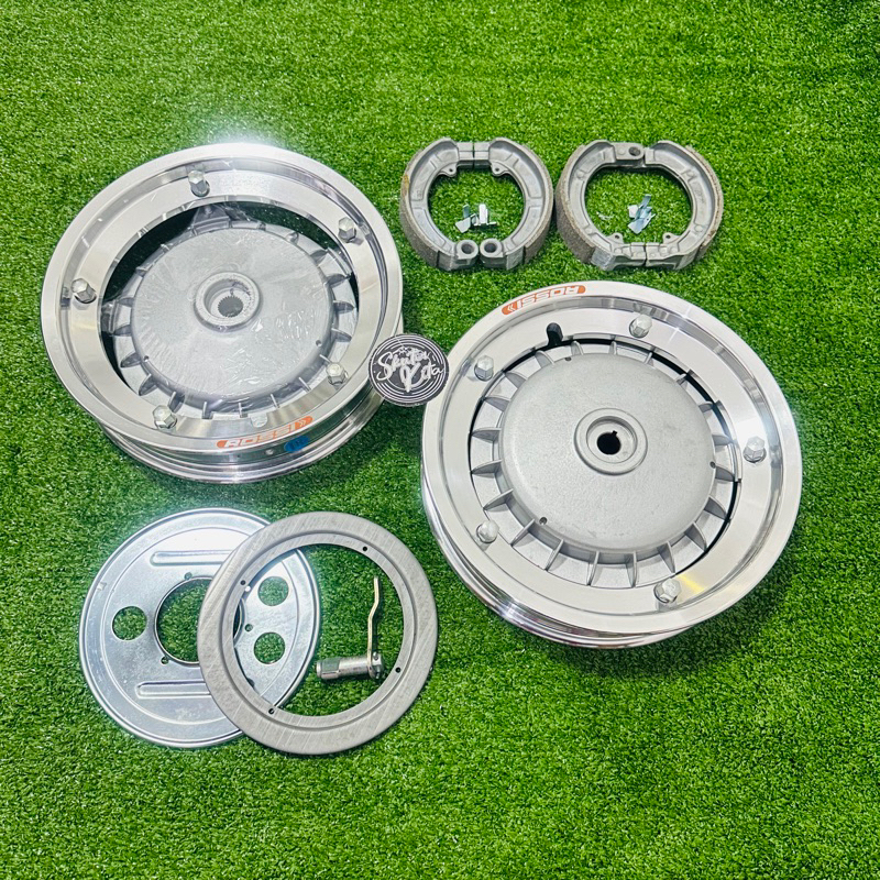 Jual Paketan Velg Vrossi VR Silver dan Paket Tromol Upgrade 8 ke 10 ...
